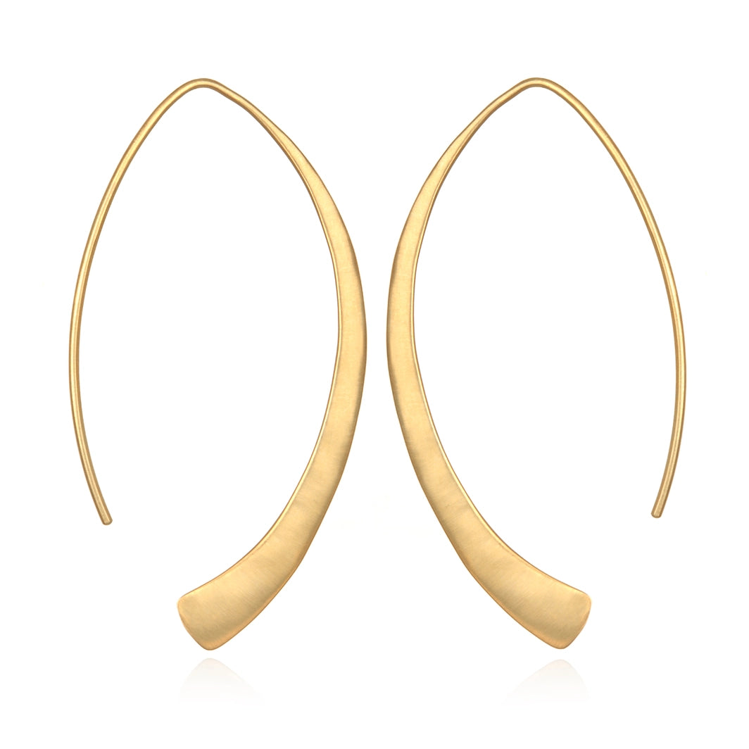 Gold Loop Hoop Earring